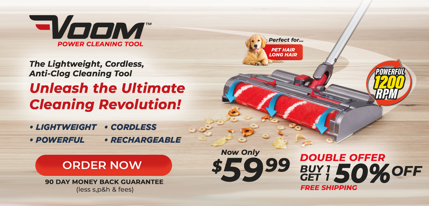 The Cordless, Rechargeable Power Cleaning Tool – Voom